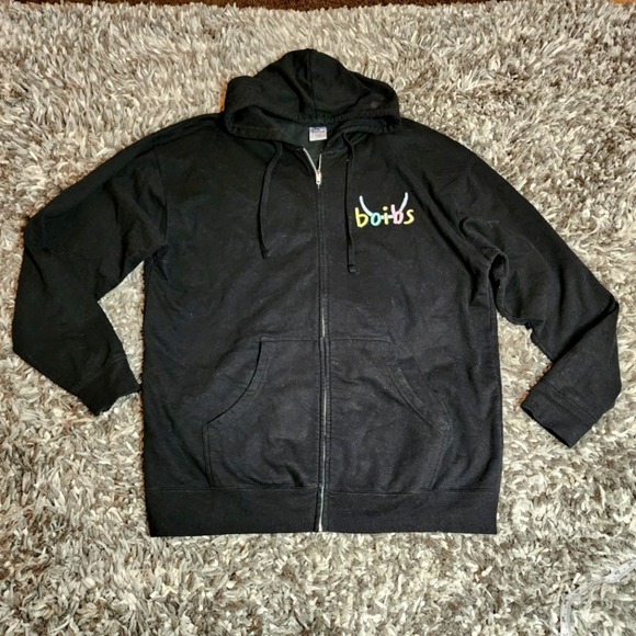 Boibs | Shirts | Laura Cleary Boibs Full Zip Hooded Sweatshirt Black ...